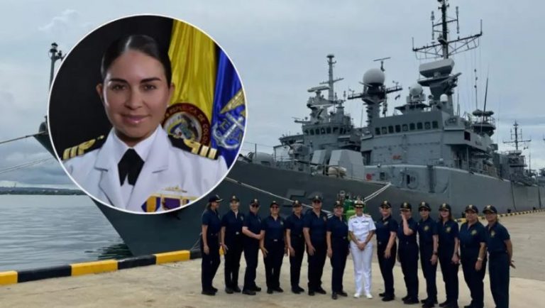 Asumió primera mujer como comandante de Fragata Misilera en la Armada ...